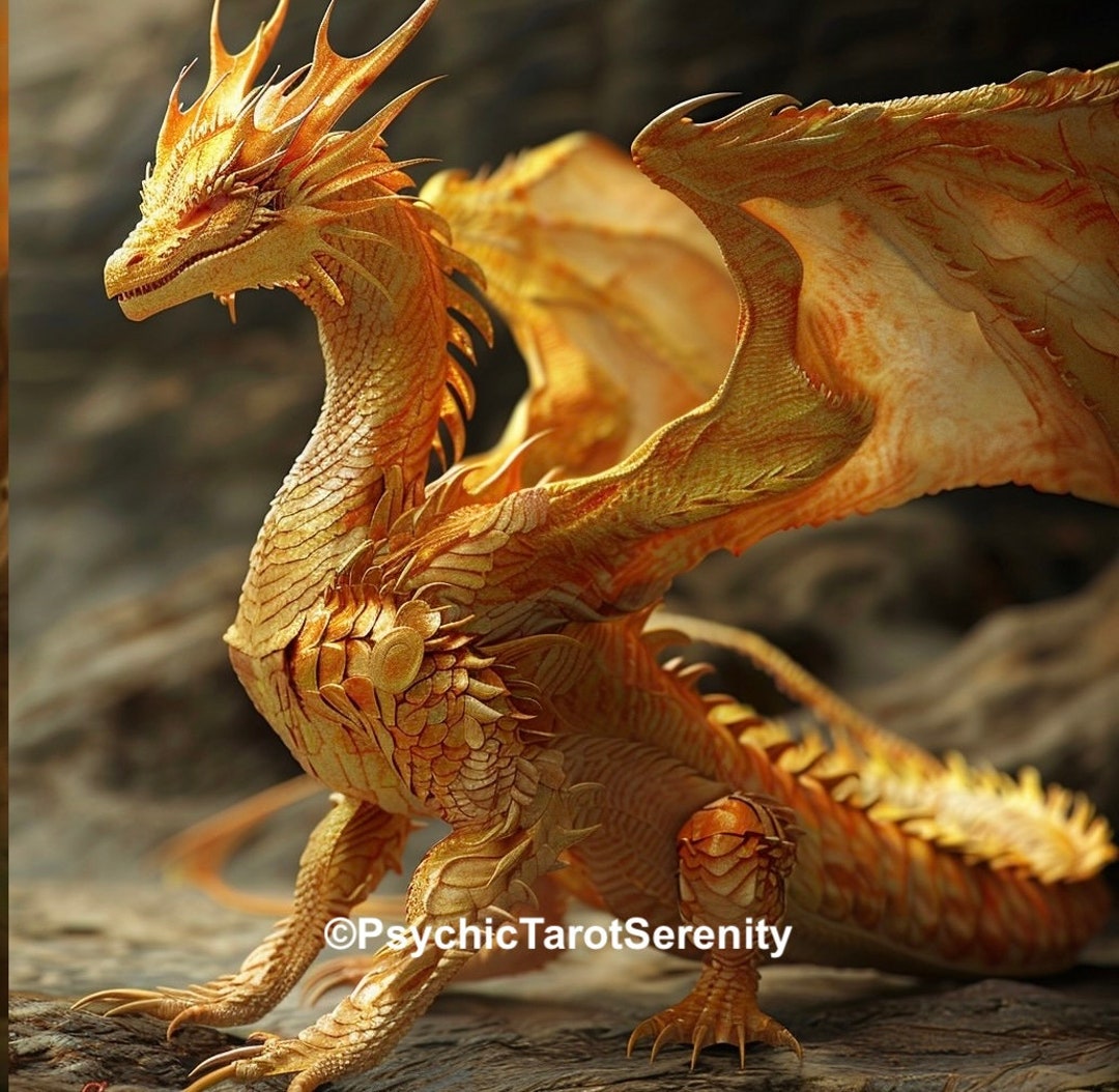 Sun Dragon Spirit Companion. Distance Binding. - Etsy