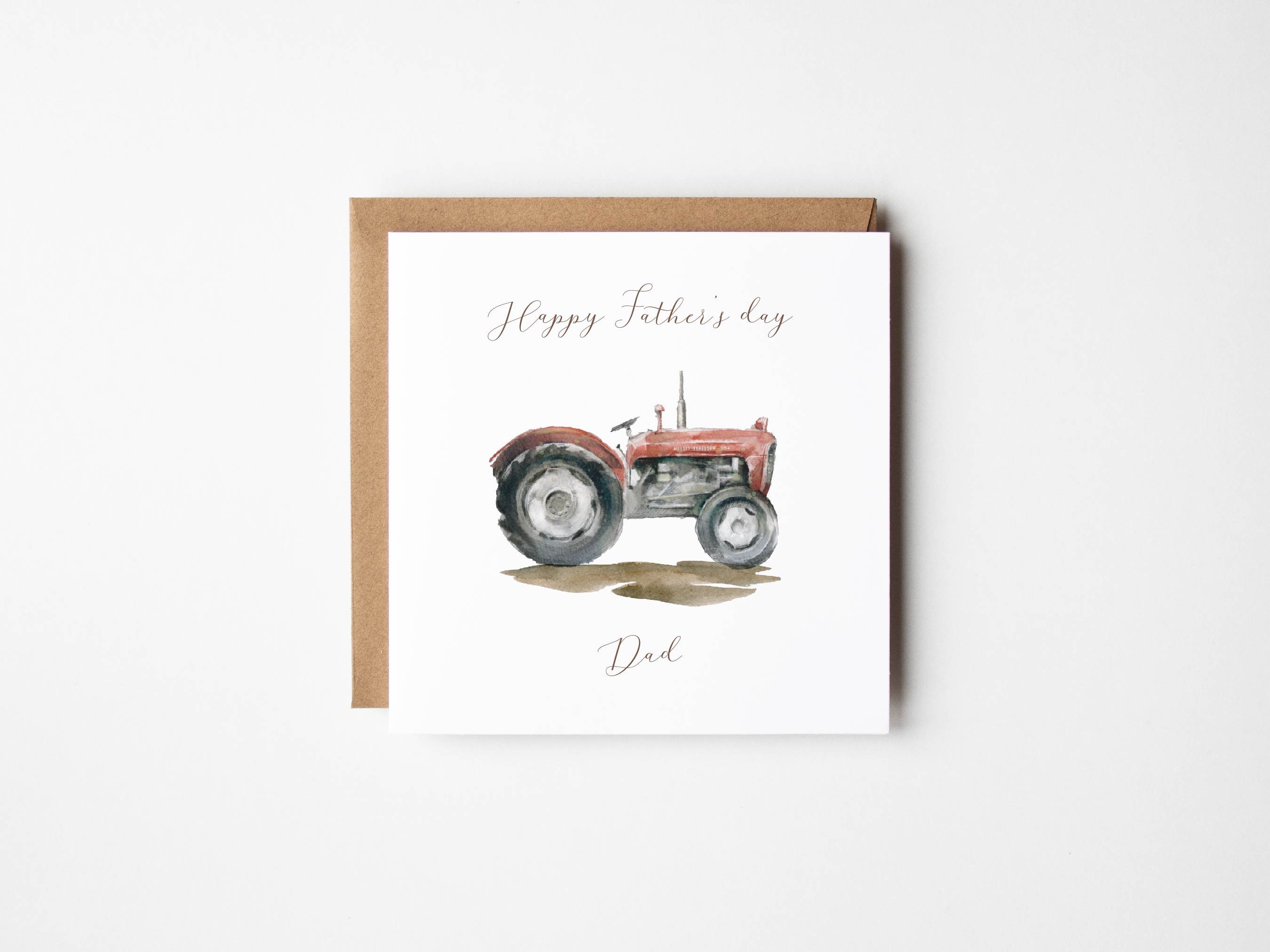 Massey Ferguson Tractor Fathers Day Card / Farmer Fathers Day / Dads ...