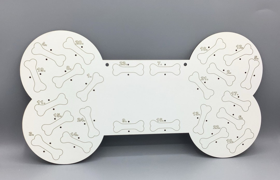 Dog Bone Calendar Craft Blank - Etsy UK