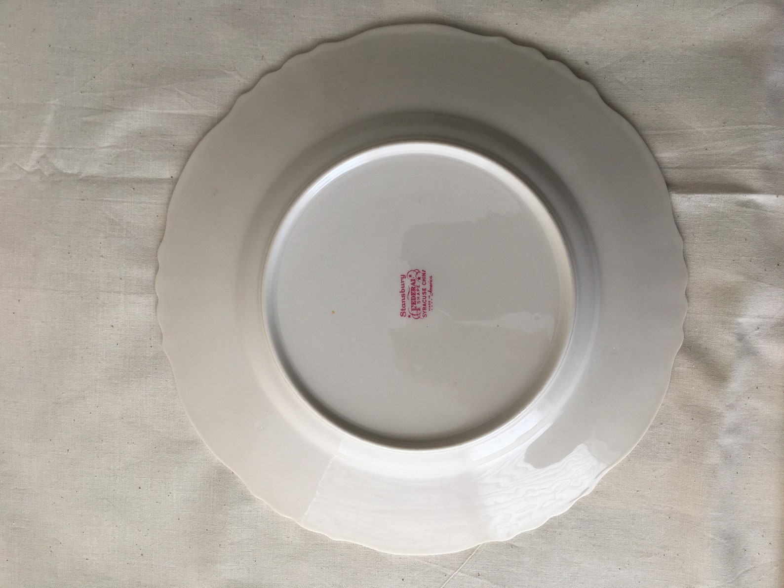 SYRACUSE CHINA - Federal Shape, Stansbury Pattern - Etsy