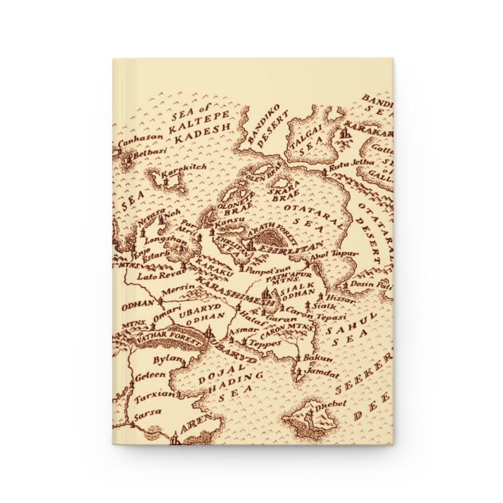 Malazan Empire Seven Cities Map Hardcover Journal Matte | Etsy