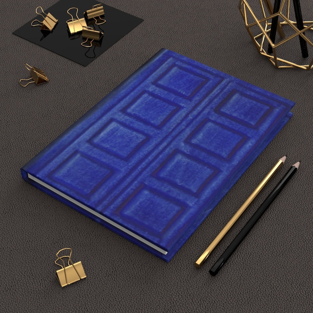 Blue Book Hardcover Journal Matte - Etsy