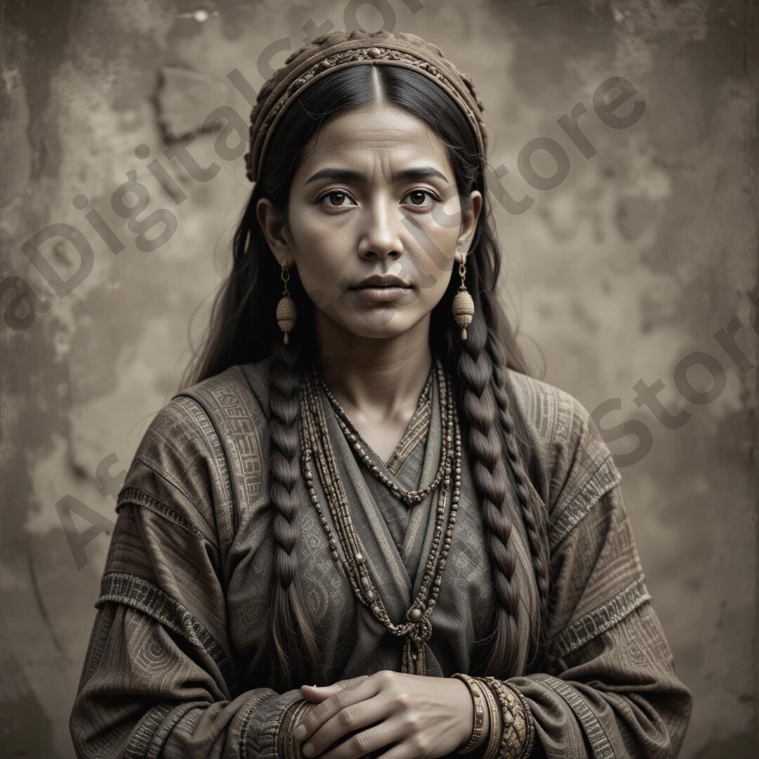 Vintage Style Portrait Pngs: Sepia Historical Images (digital Download ...