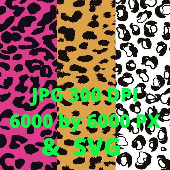 Leopard Print SVG Bundle Leopard SVG Layered Leopard Print - Etsy New ...
