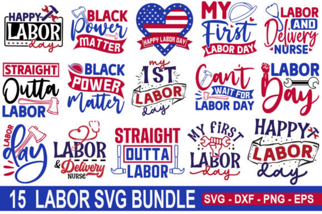 Labor Day SVG Bundle Gift for Him Gift for Her Printable - Etsy