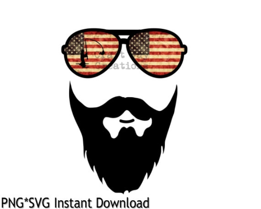 Bearded Dad Fishing Theme 300 DPI PNG Funny Dad SVG Dad Sublimation ...