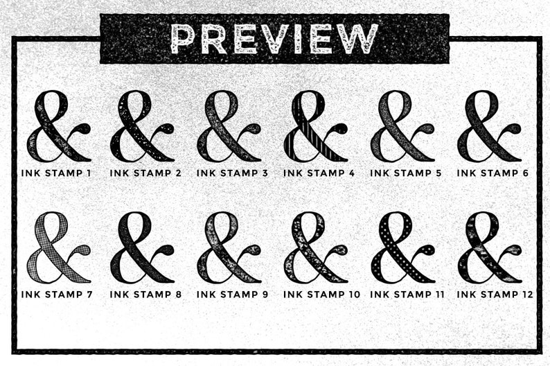 Photoshop Ink Stamp Layer Styles - Etsy