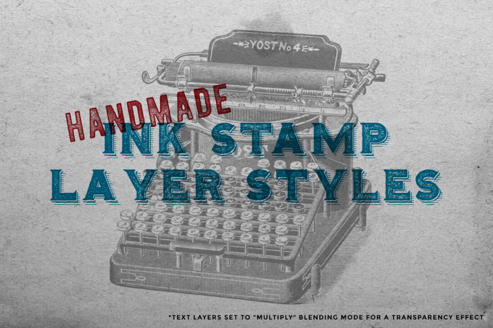 Photoshop Ink Stamp Layer Styles - Etsy