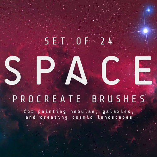 Space Brush Set for Procreate - Etsy
