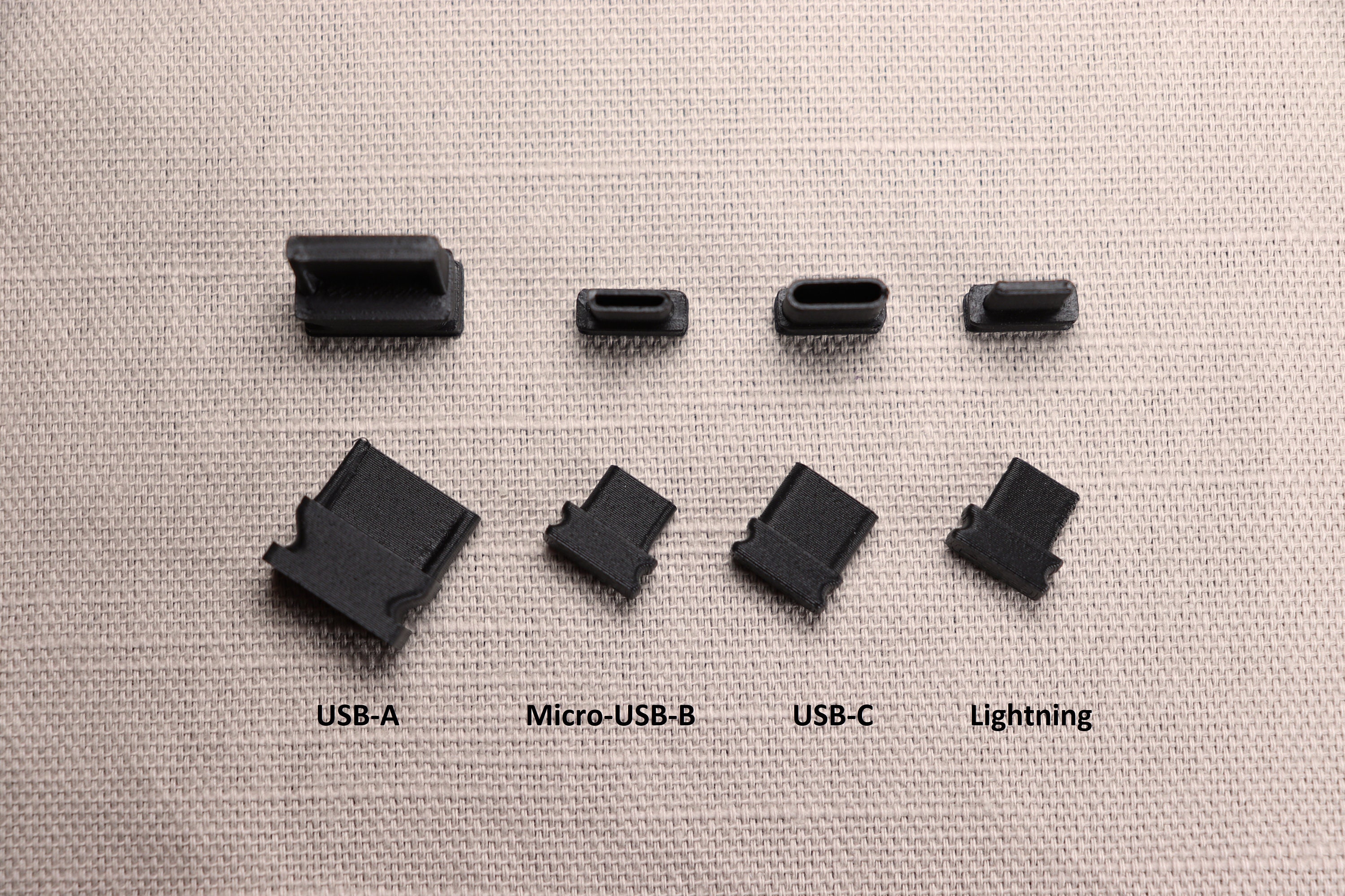 USB Covers USB A Micro Usb B USB-C Lightning 3D - Etsy