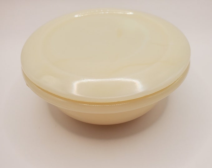 Mck Marbled Cream Colored Bowl With Lid - Etsy