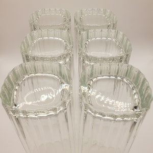 6 - 14 Oz. Ribbed, Heavy Bottom Hi Ball Glasses - Etsy