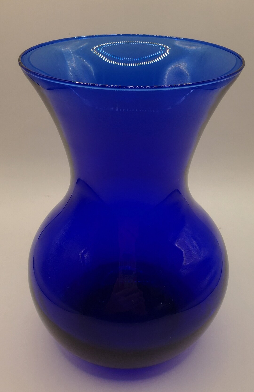 7" Cobalt Deep Blue Vase - Etsy