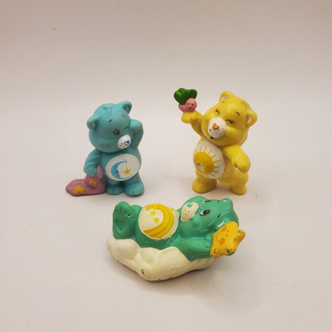 3 Care Bears PVC Figures - Etsy