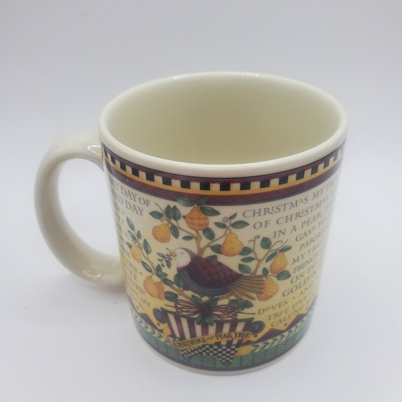 4 - Debbie Mumm 12 Days of Christmas Mugs- 1 Thru 4 Days - Etsy