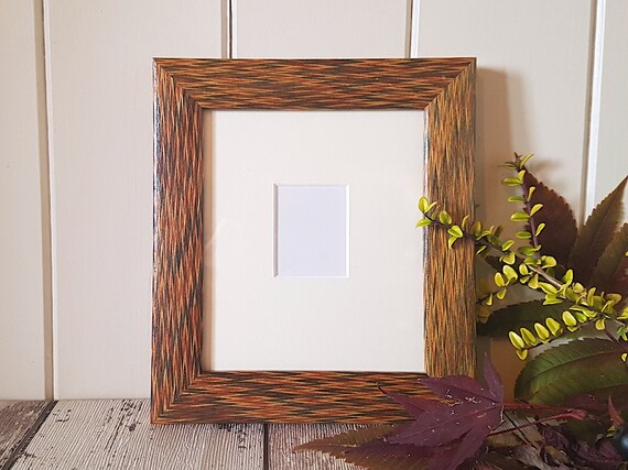 Passport Photo Frame. 70s Vintage Solid Wood Frame Red Green - Etsy