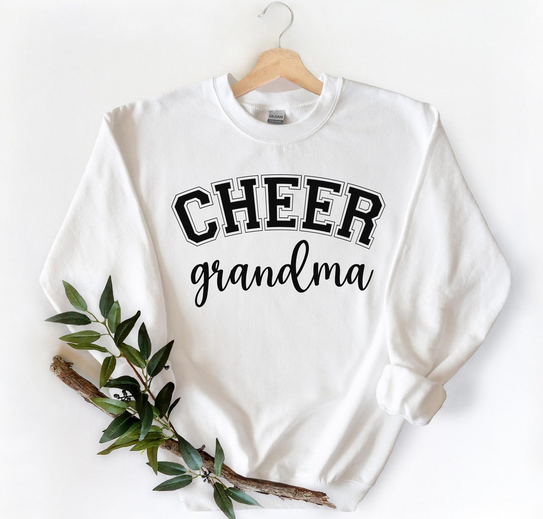 Cheer Grandma Crewneck Sweatshirt, Sports Grandma, Cheerleader Grandma ...