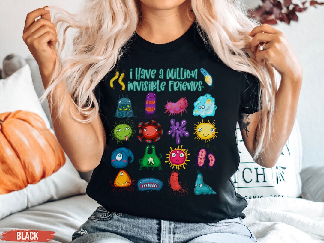 Funny Bacteria Shirt, Gift for Biologist, Science Teacher Shirt ...