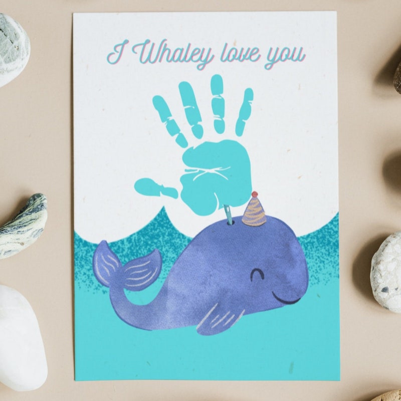 Sea Animal Handprint - Etsy