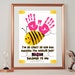 Mother’s Day Handprint Bee Art, Mom Birthday Handprint Digital Download ...