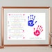 Thank You Teacher Gift, Handprint Poem Print, End of Year Keepsake ...