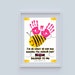 Mother’s Day Handprint Bee Art, Mom Birthday Handprint Digital Download ...