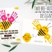 Mother’s Day Handprint Bee Art, Mom Birthday Handprint Digital Download ...