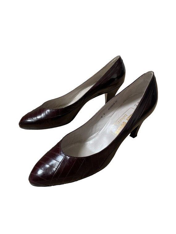 70s 80s Brown Vintage Bally Pumps - Gem