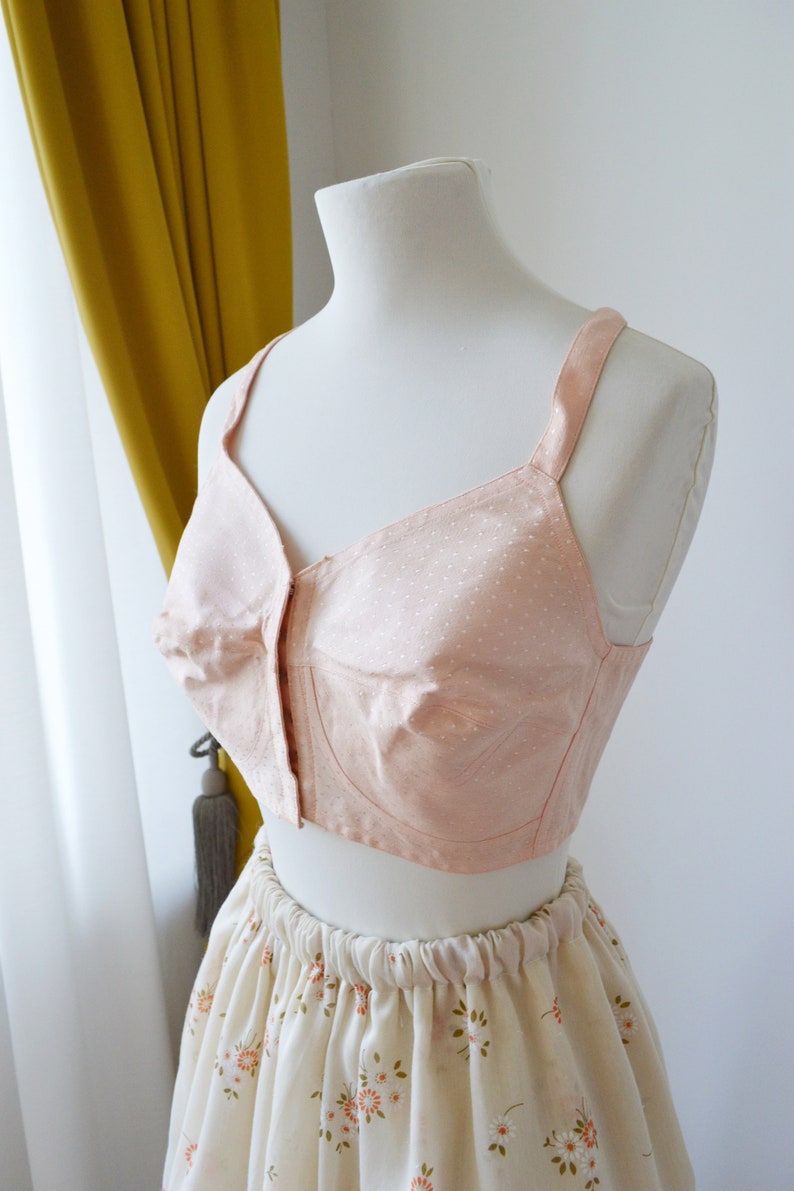 60s Mid-century Rose Colour Bra Triumph - Etsy