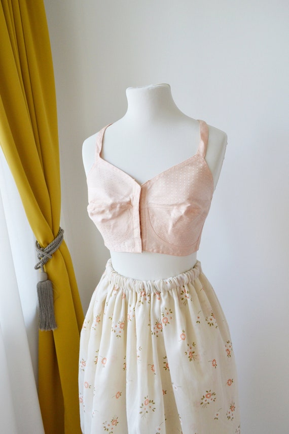 Vintage bra, 1960's Triumph bullet bra white see-thro… - Gem