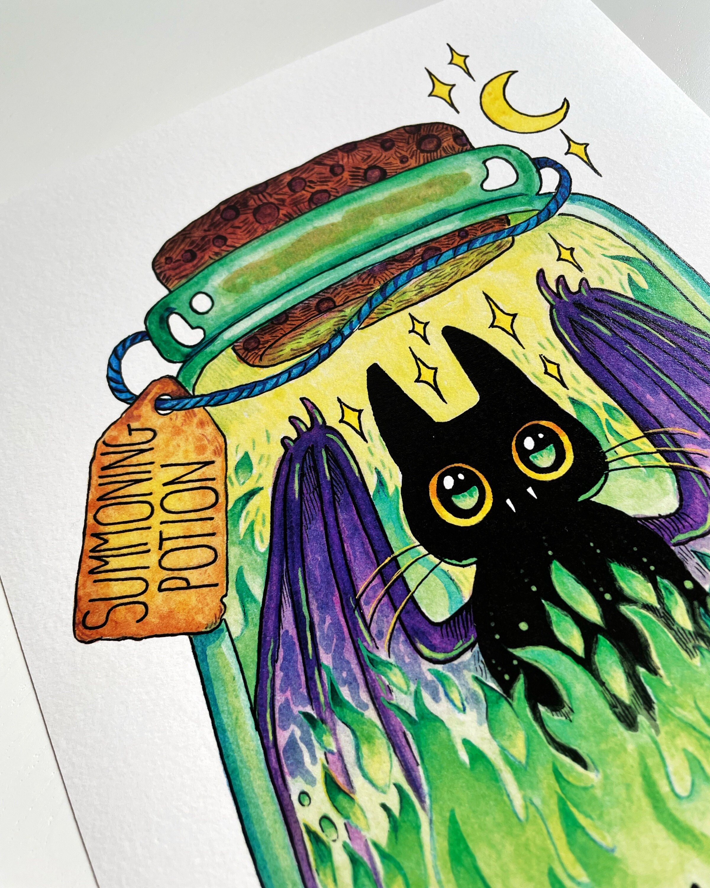 Summoning Potion Poster - Etsy