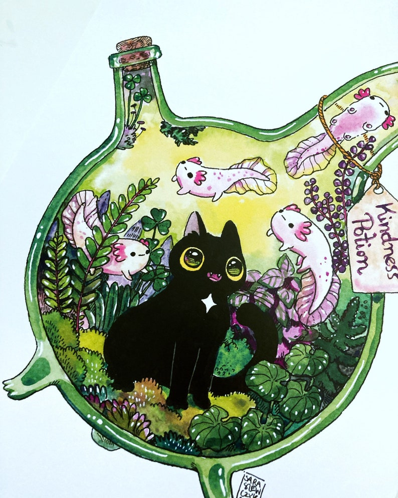 Kindness Potion Art Print - Etsy