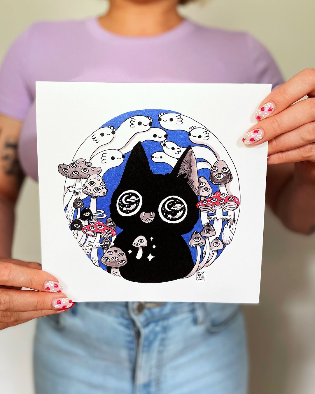 Trippy Square Poster - Etsy