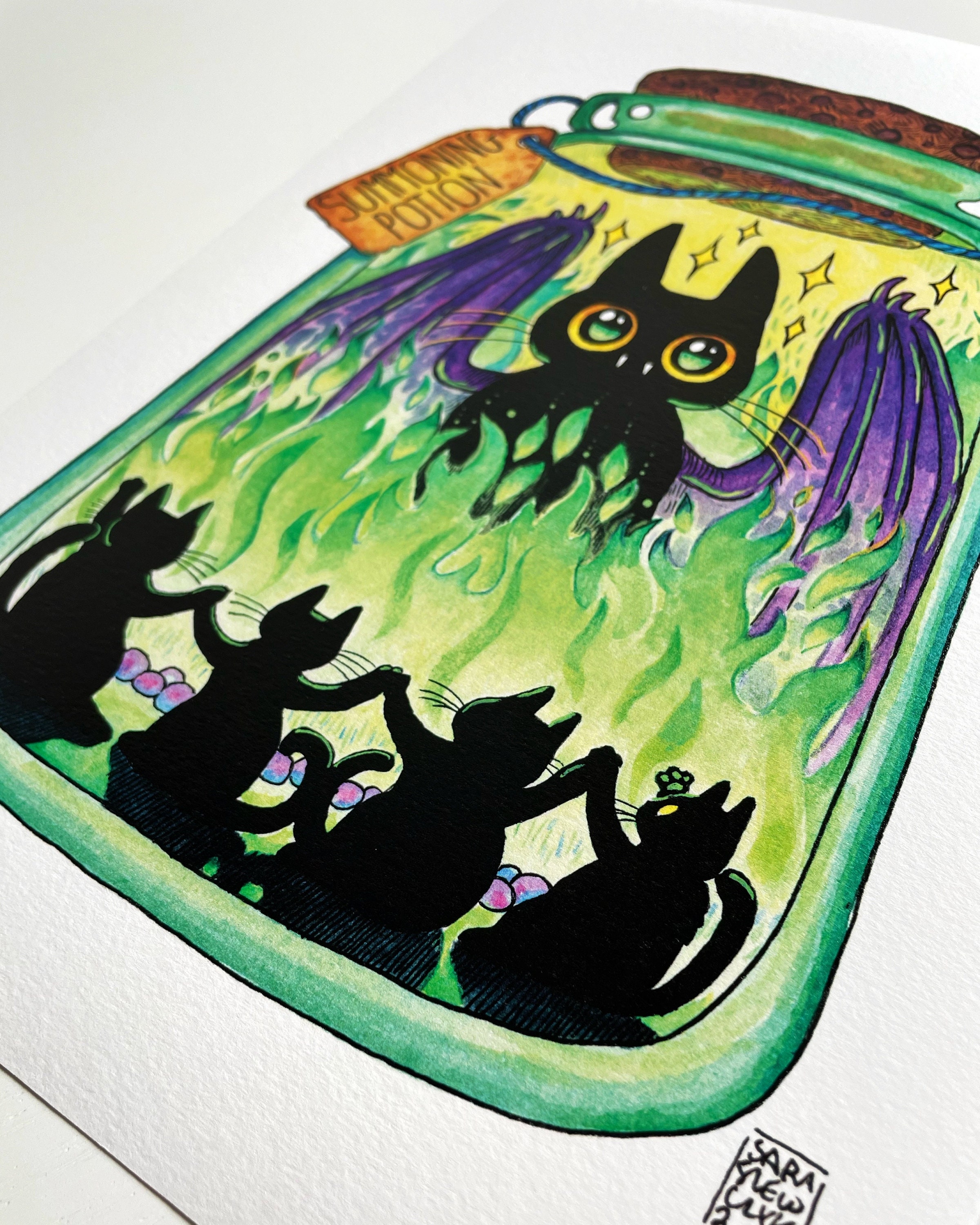 Summoning Potion Poster - Etsy