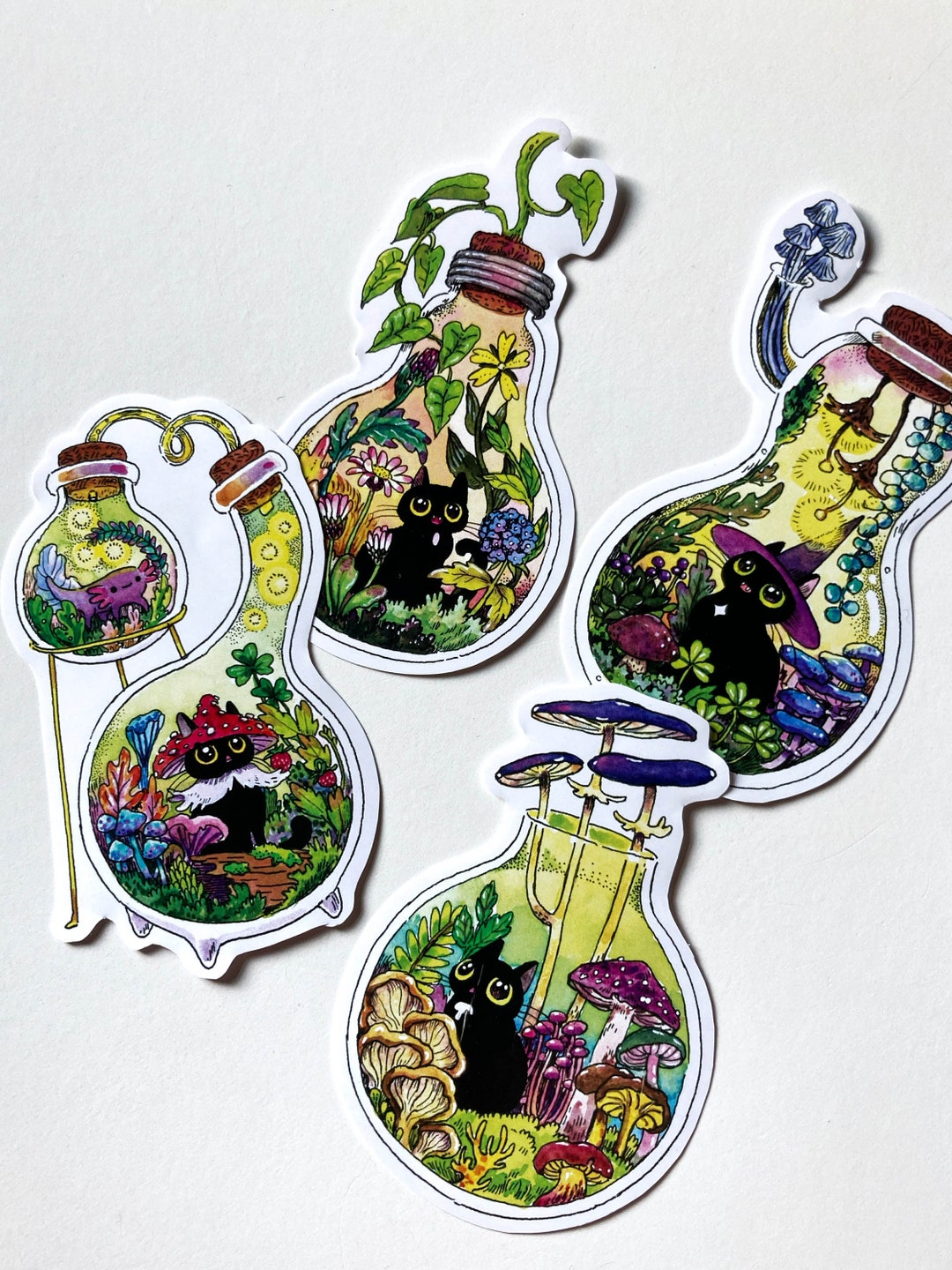Tiny Gardens 4 Stickers - Etsy