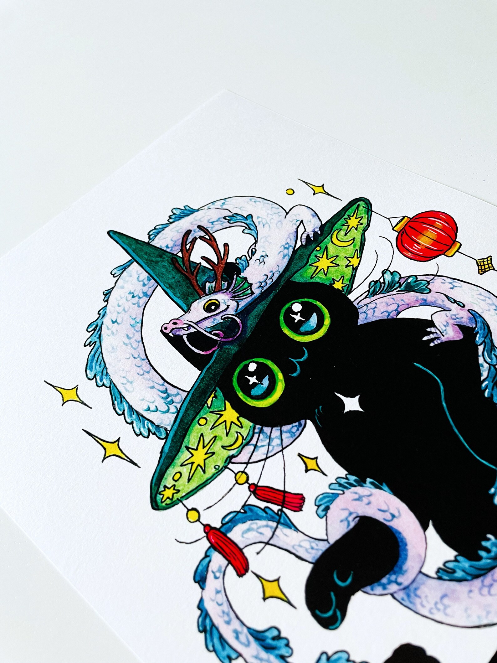 Dragon Dance Art Print - Etsy