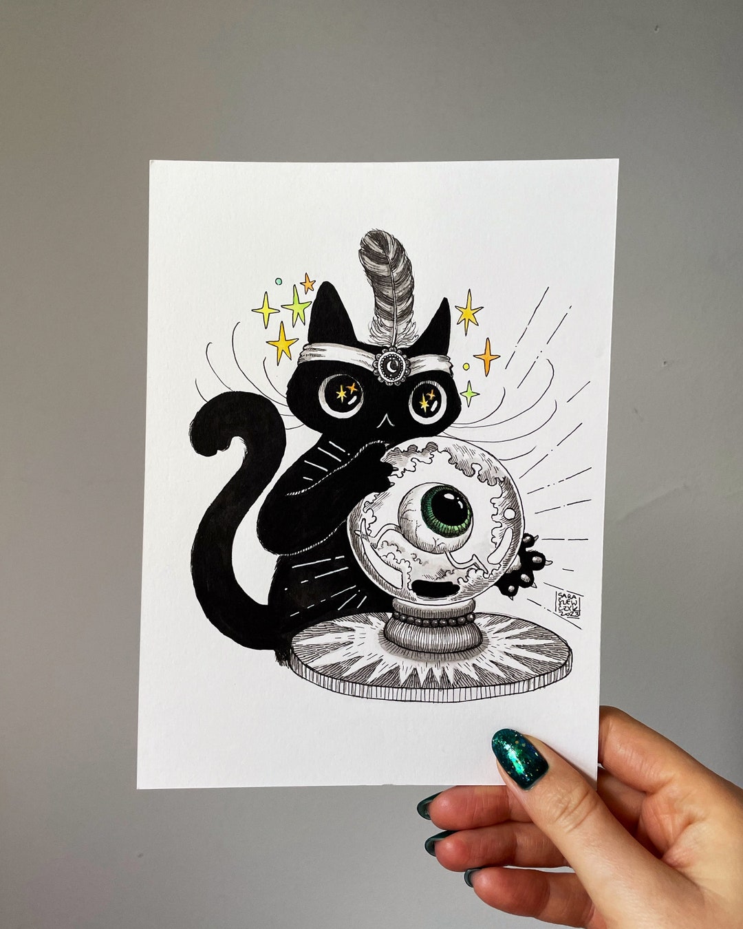 The Eye Original Ink Illustration - Etsy