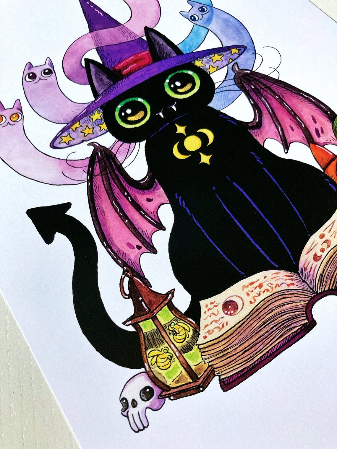 Personal Demon Art Print - Etsy