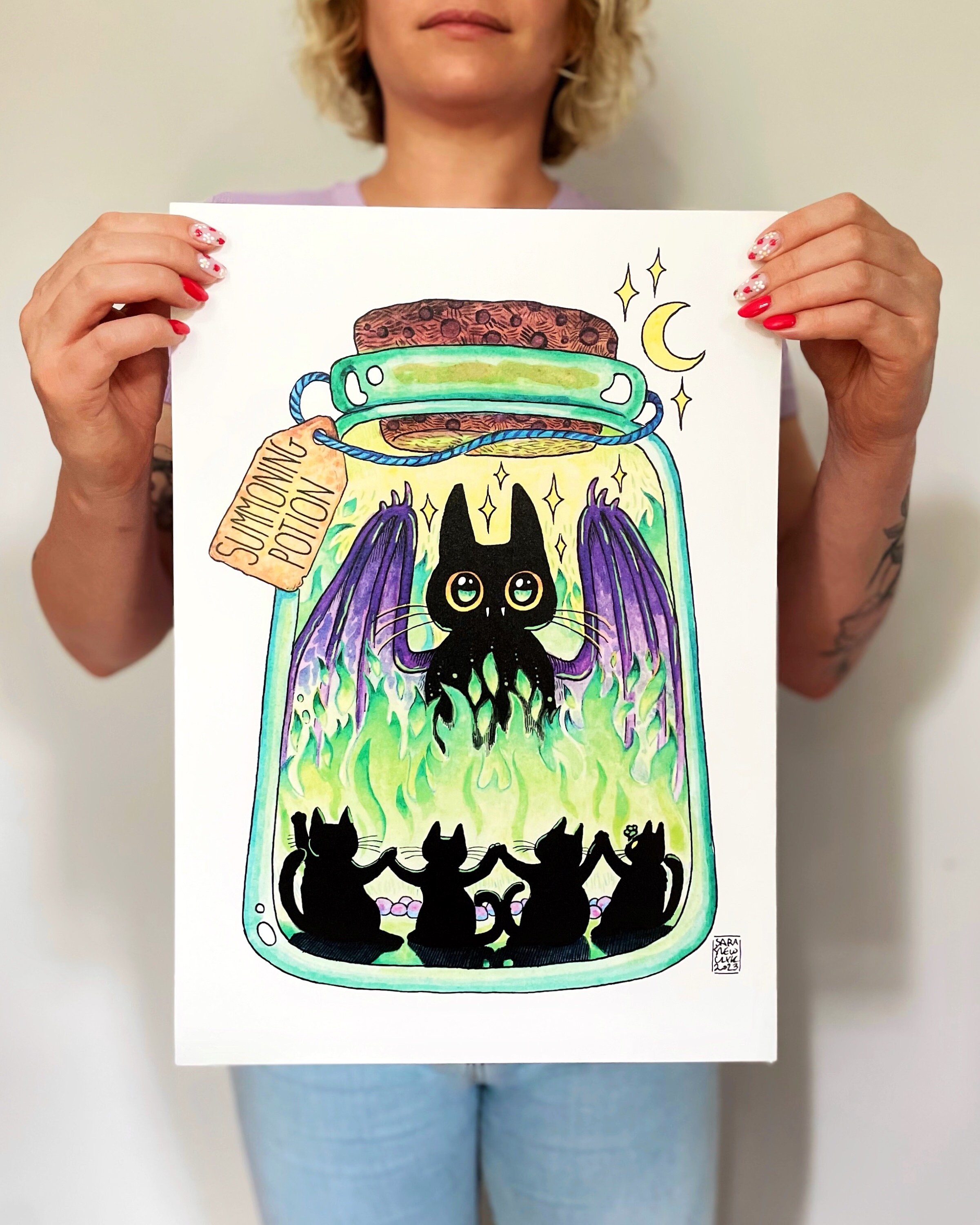 Summoning Potion Poster - Etsy