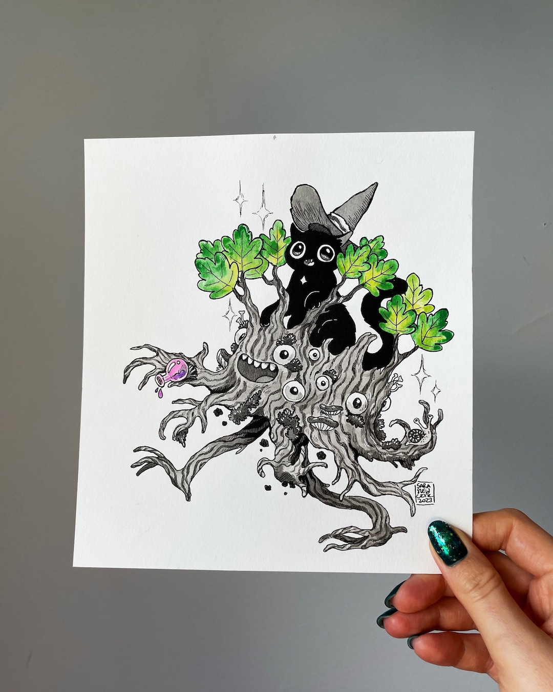 Monster Original Ink Illustration - Etsy