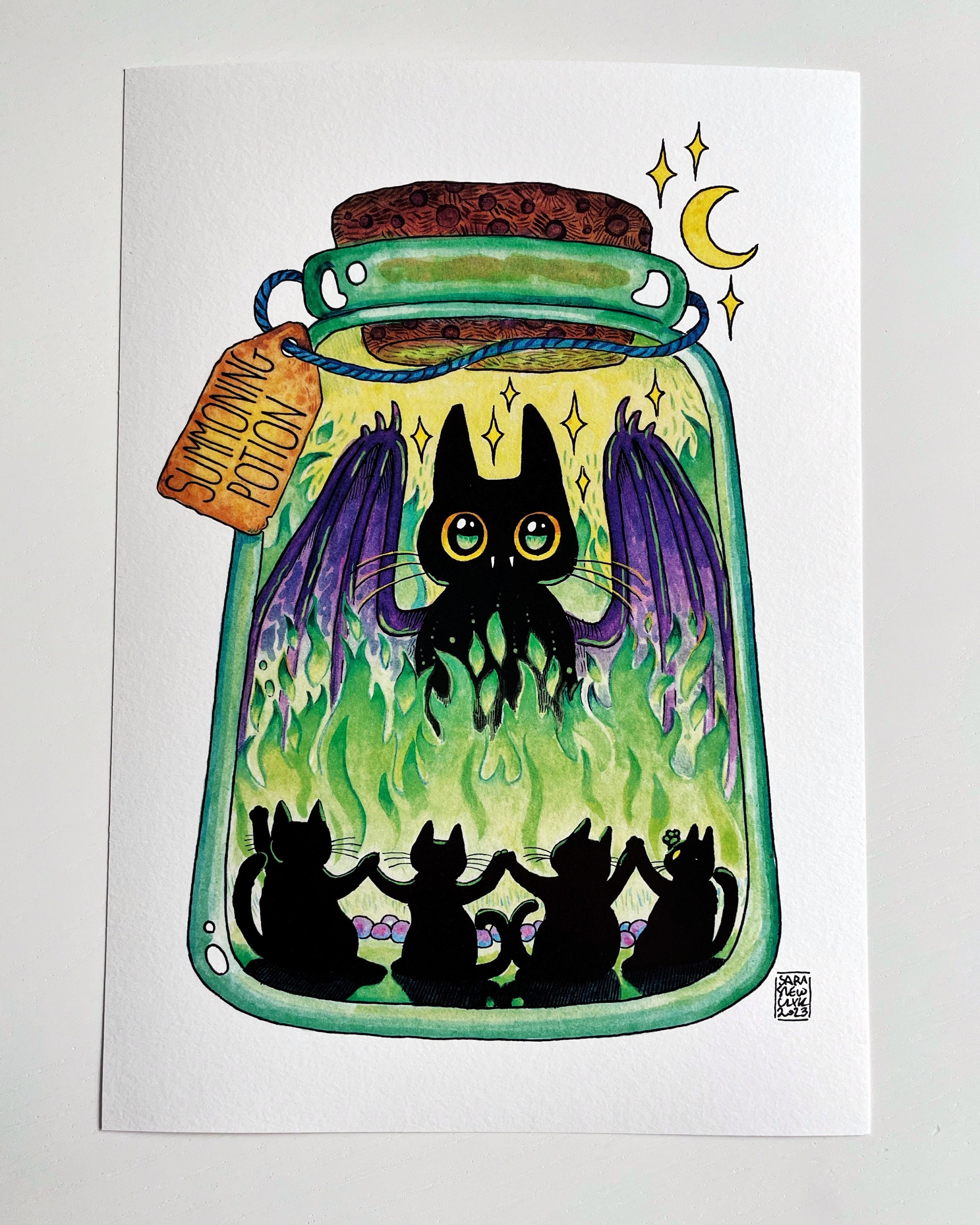 Summoning Potion Poster - Etsy