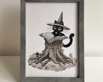 Roam Original Inktober Drawing in Frame - Etsy