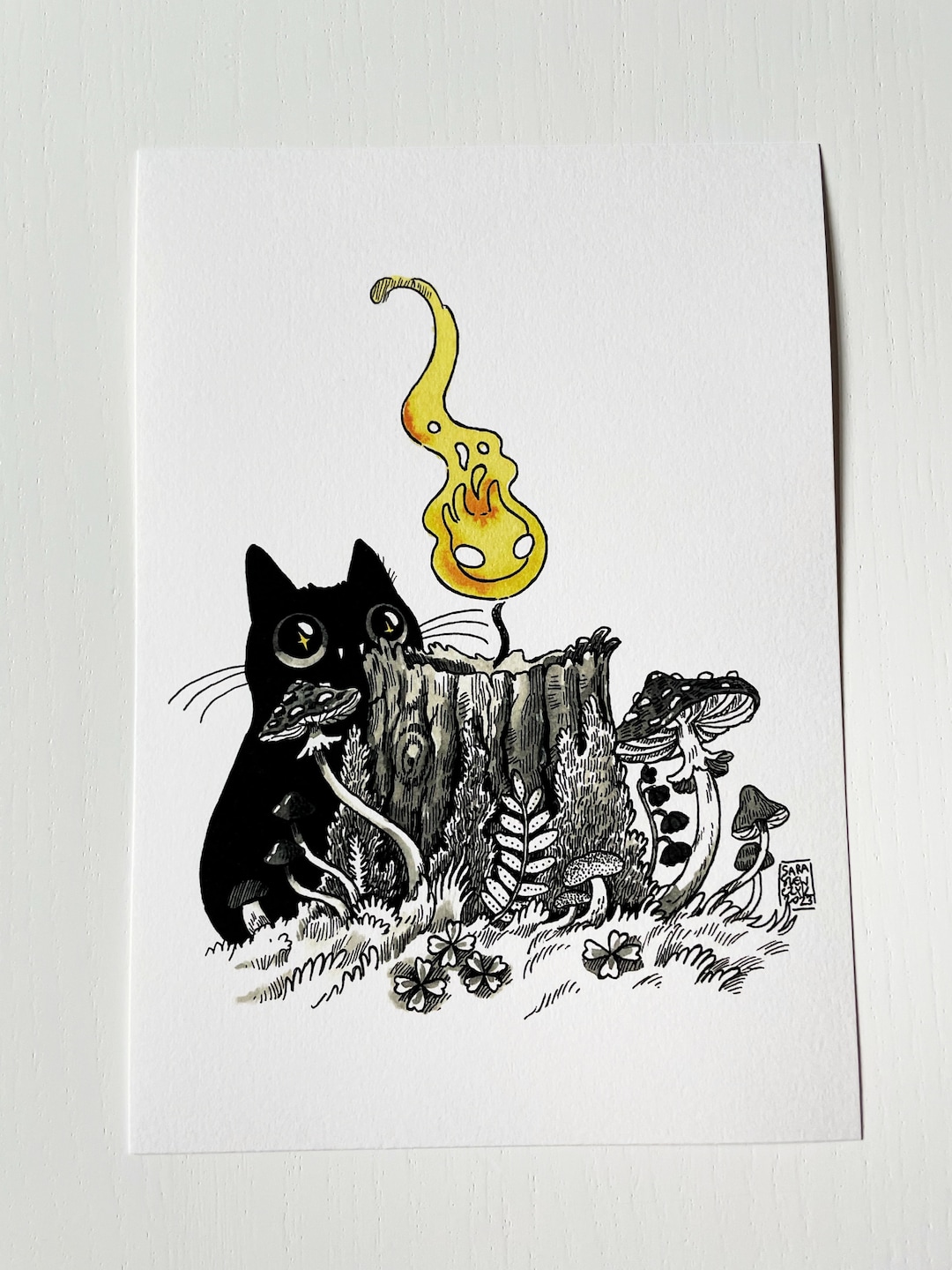 Candle Inktorium Print - Etsy