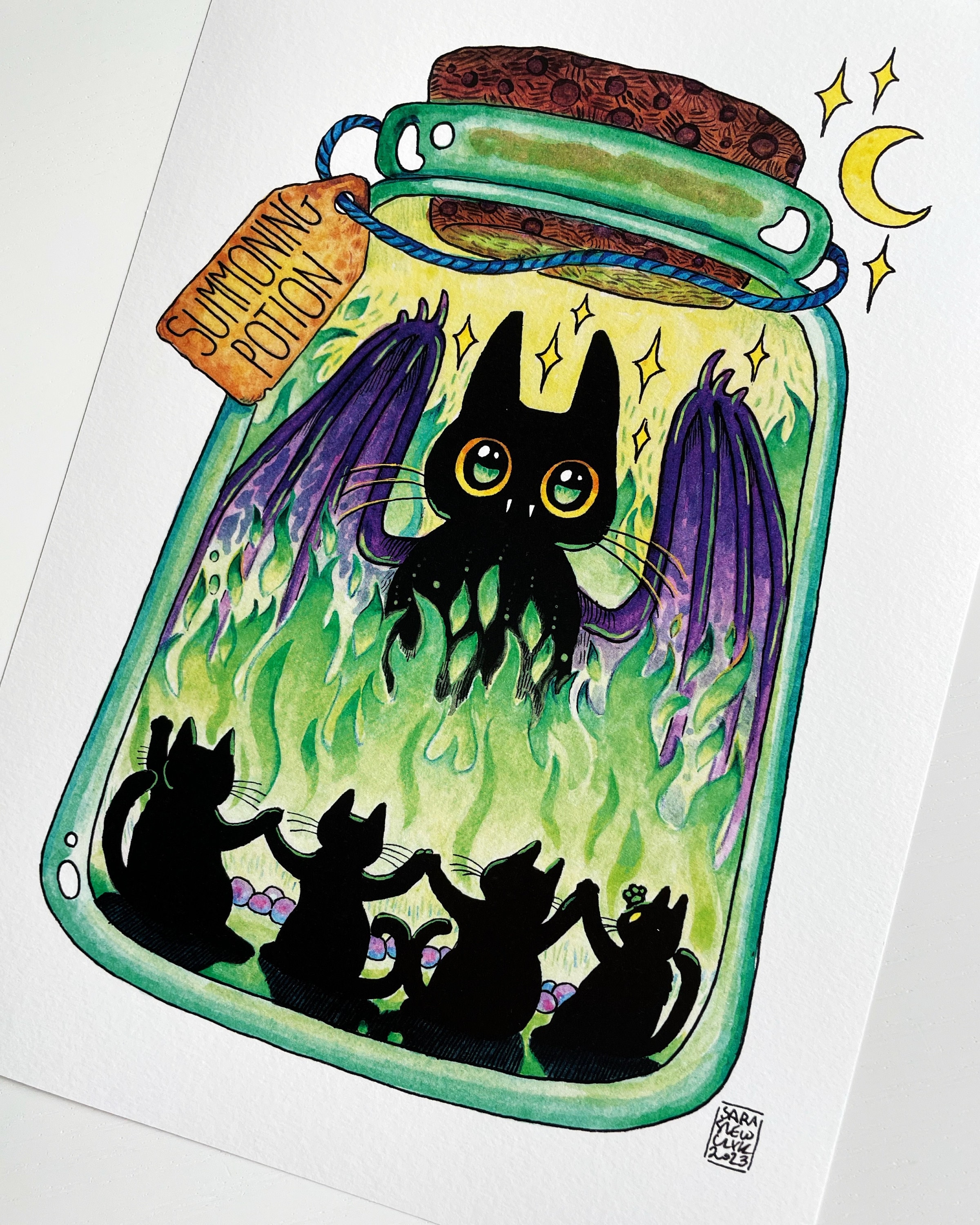 Summoning Potion Poster - Etsy