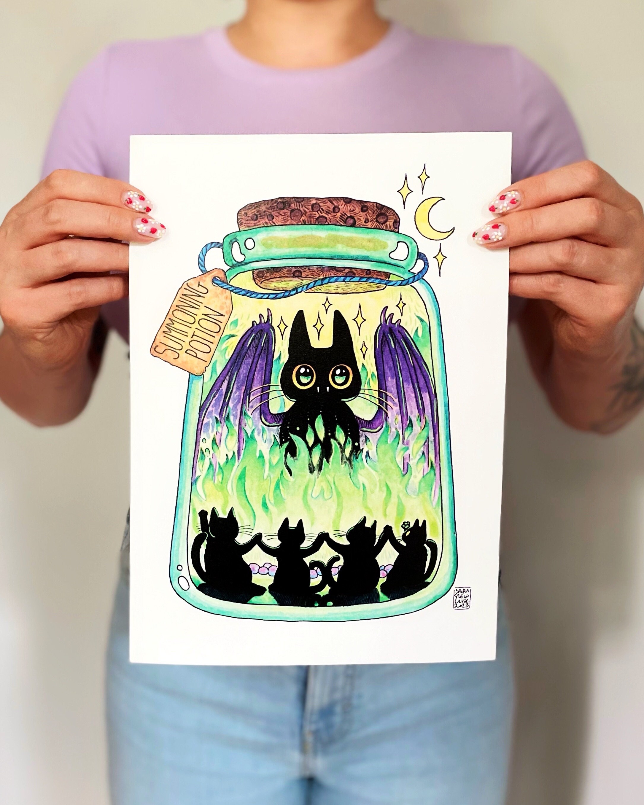 Summoning Potion Poster - Etsy