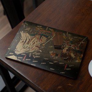 Japanese Samurai Art MacBook M2 Air Case Custom Pro 14 in Case Pro 13 ...