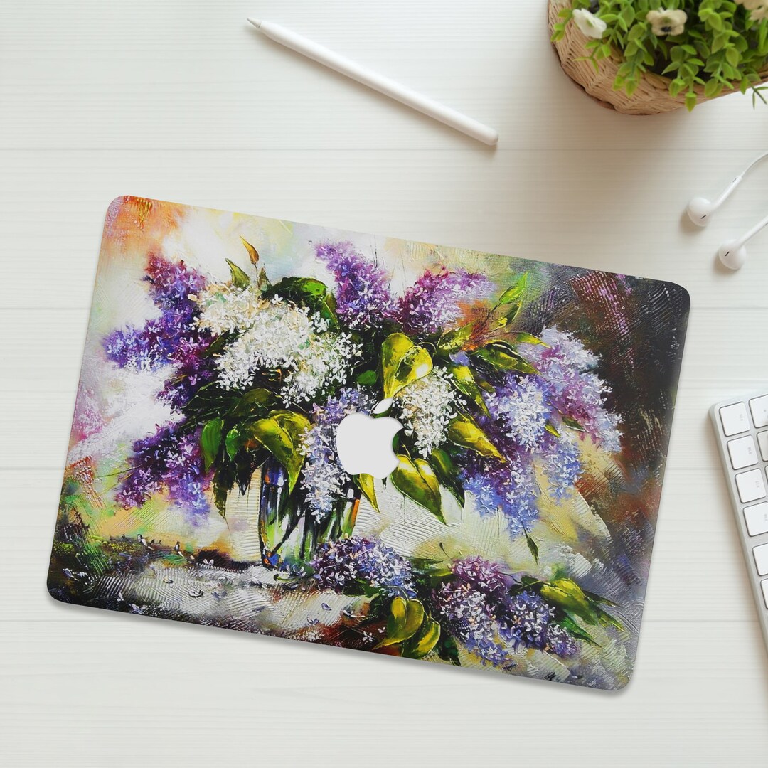 Lilac Flowers MacBook M2 Air Case Custom Pro 14 in Case Pro 13 in Case ...