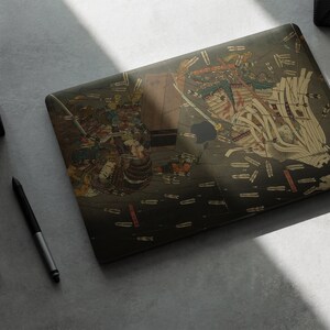 Japanese Samurai Art MacBook M2 Air Case Custom Pro 14 in Case Pro 13 ...