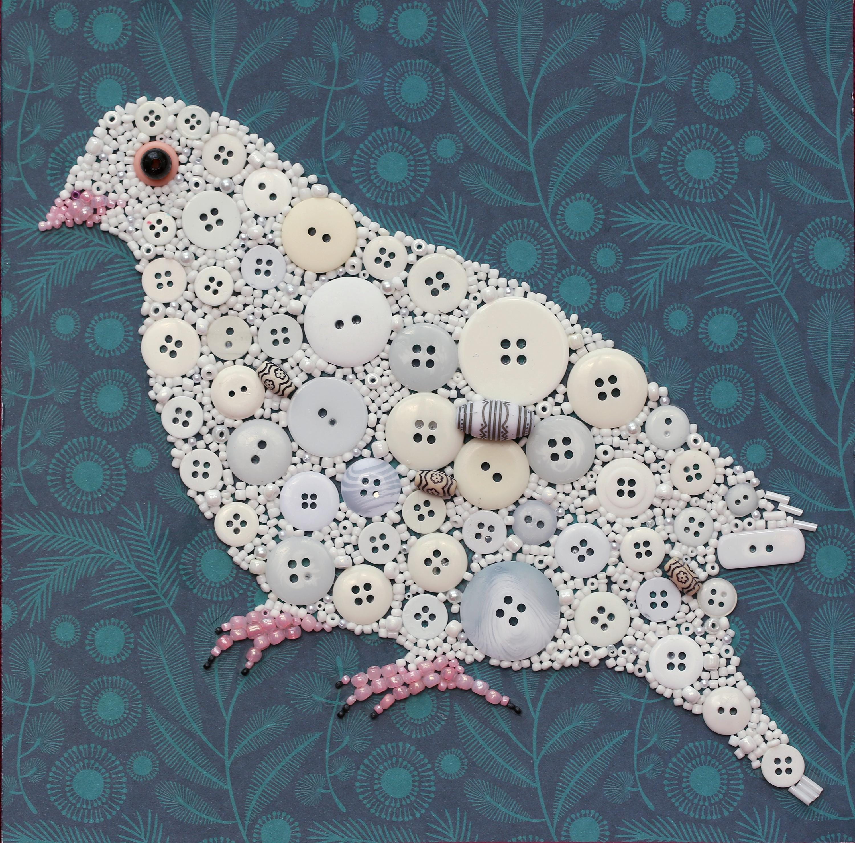 Custom Button Bird - Made to Order - Medium Size - Etsy