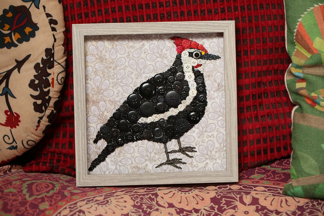 Unique Woodpecker Art - Pileated Woodpecker Gift for Bird Lovers - Etsy